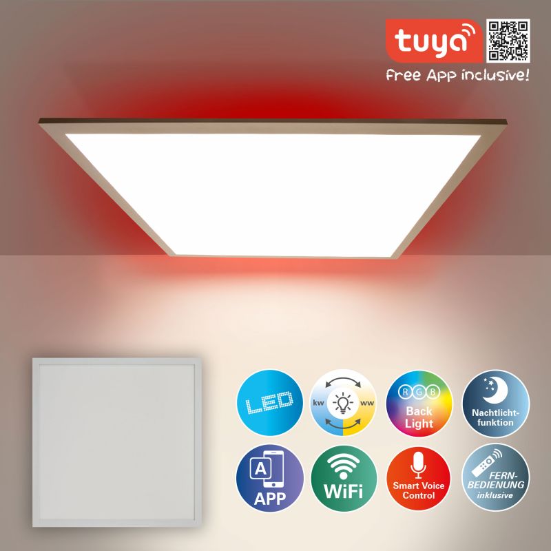 Smart Home LED Backlight Panel s:45cm - Leuchtenland by Näve, 100,95